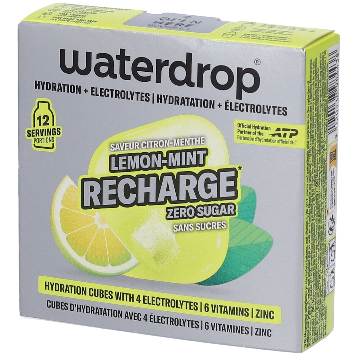 Waterdrop Microlyte Cubetti per Bevande Elettrolitiche Gusto Limone ...