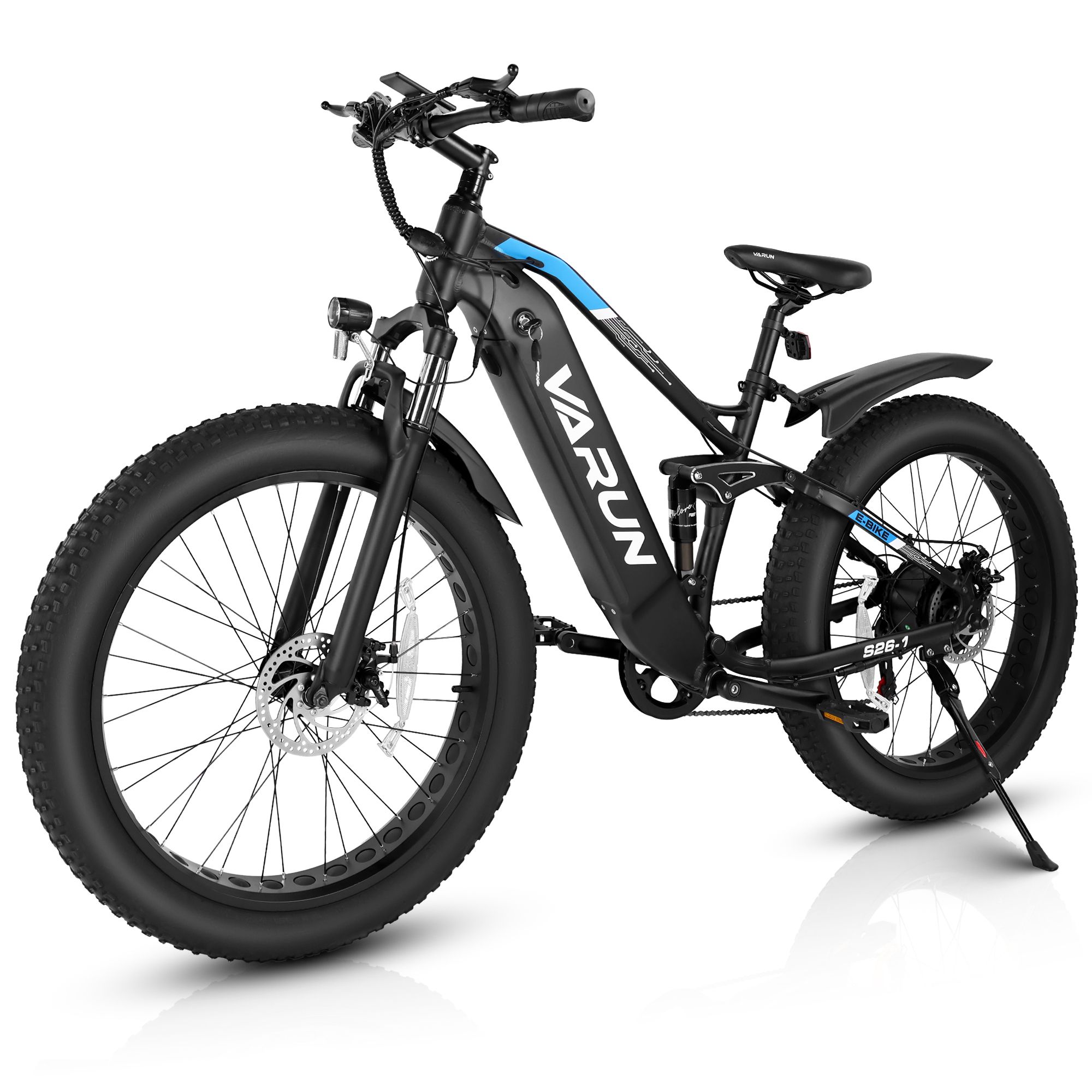 Mountain bike elettrica VARUN S26-1 con batteria da 48 V 16 Ah 1 pz - Redcare