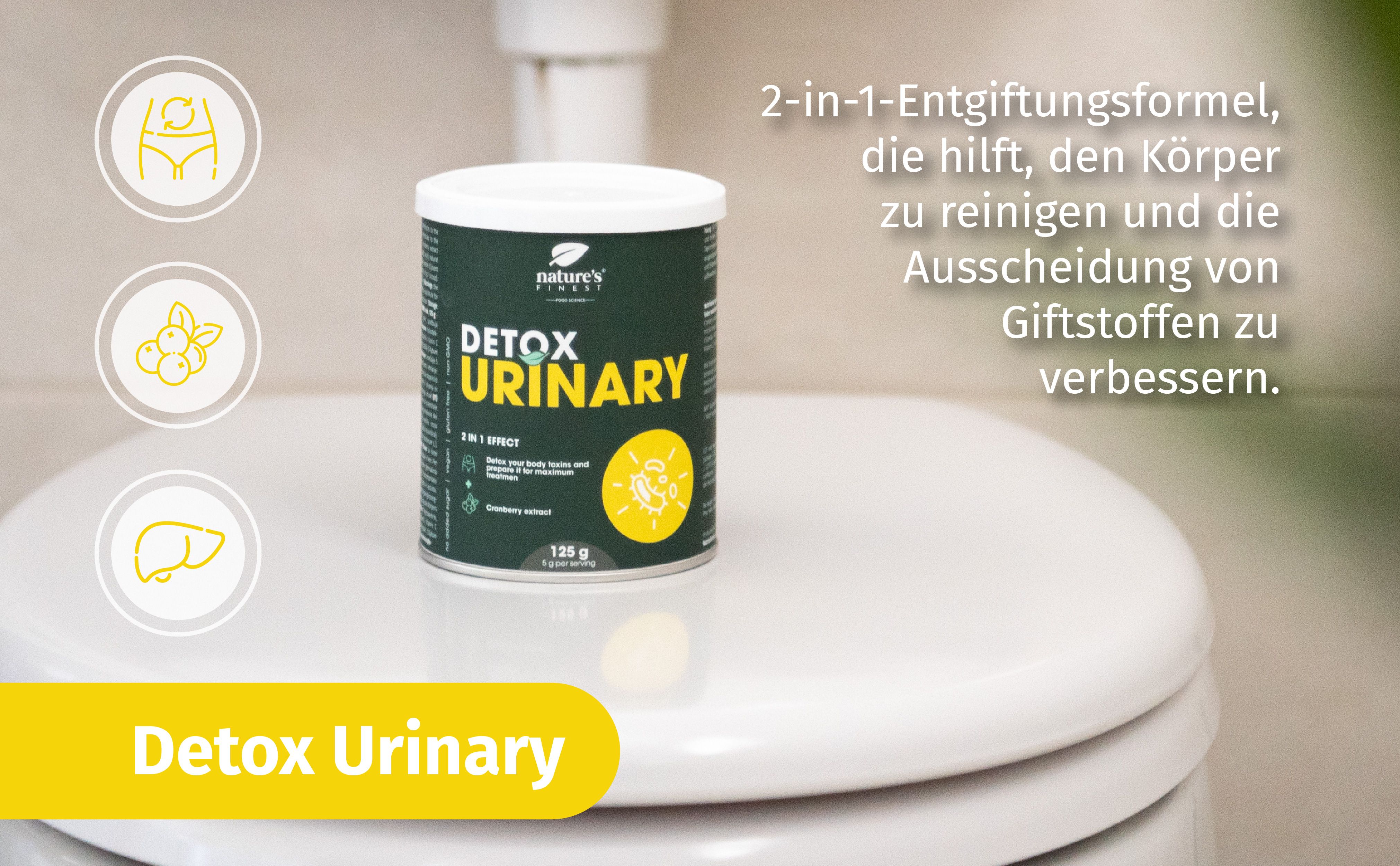 Nature's Finest Detox Urinary 125 g - Redcare