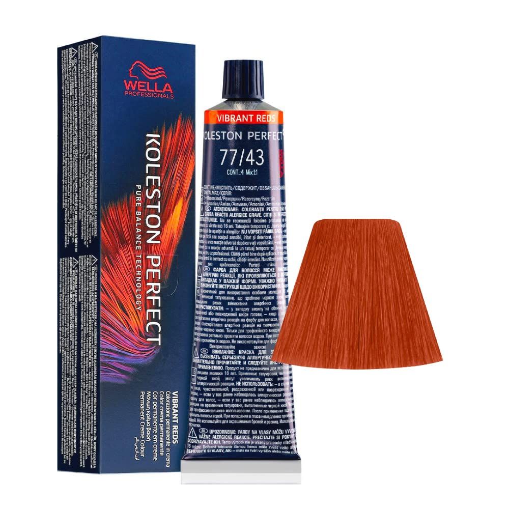 Wella Koleston Perfect Rosso Vibrante 77-43 60Ml 60 ml - Redcare