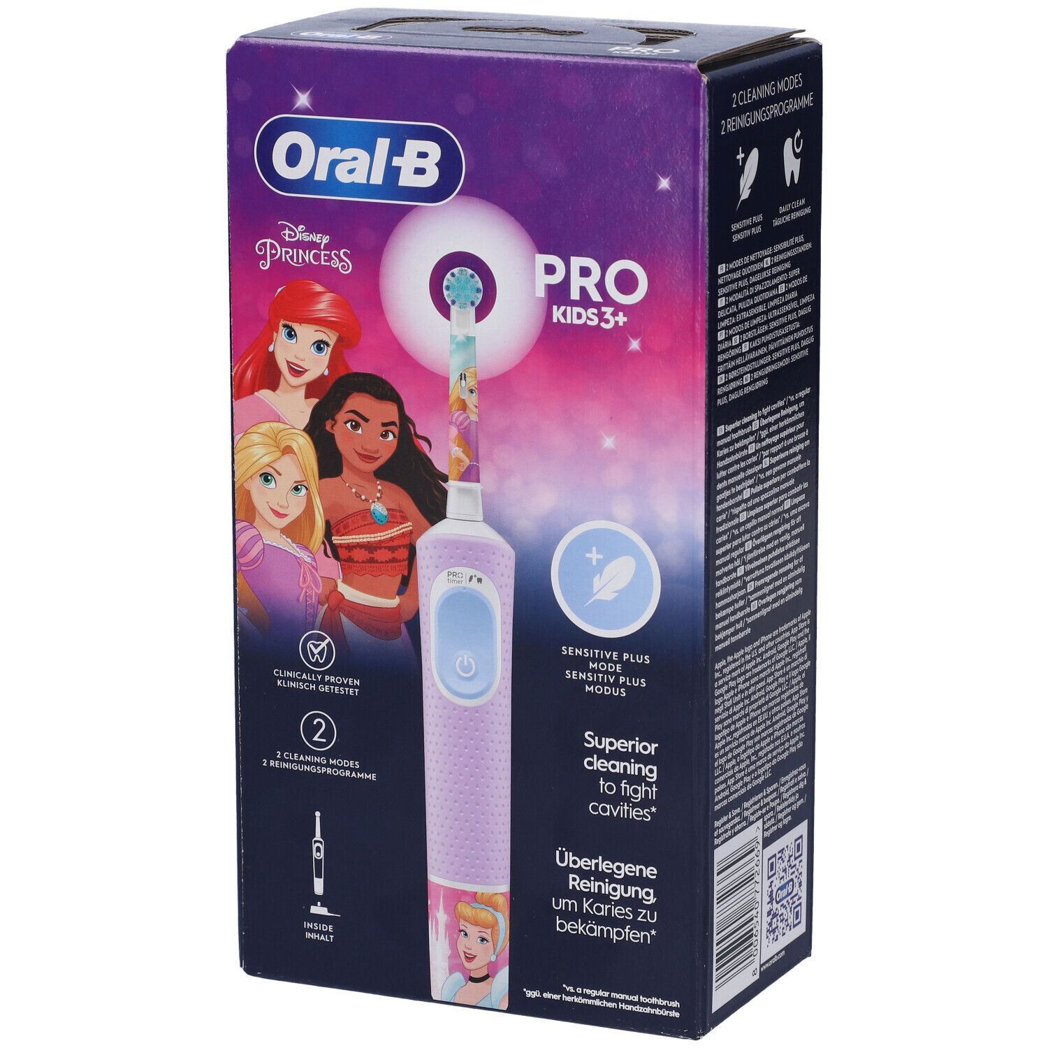 Oral B PRO Kids 3+ Spazzolino Elettrico Disney Princess 1 pz - Redcare