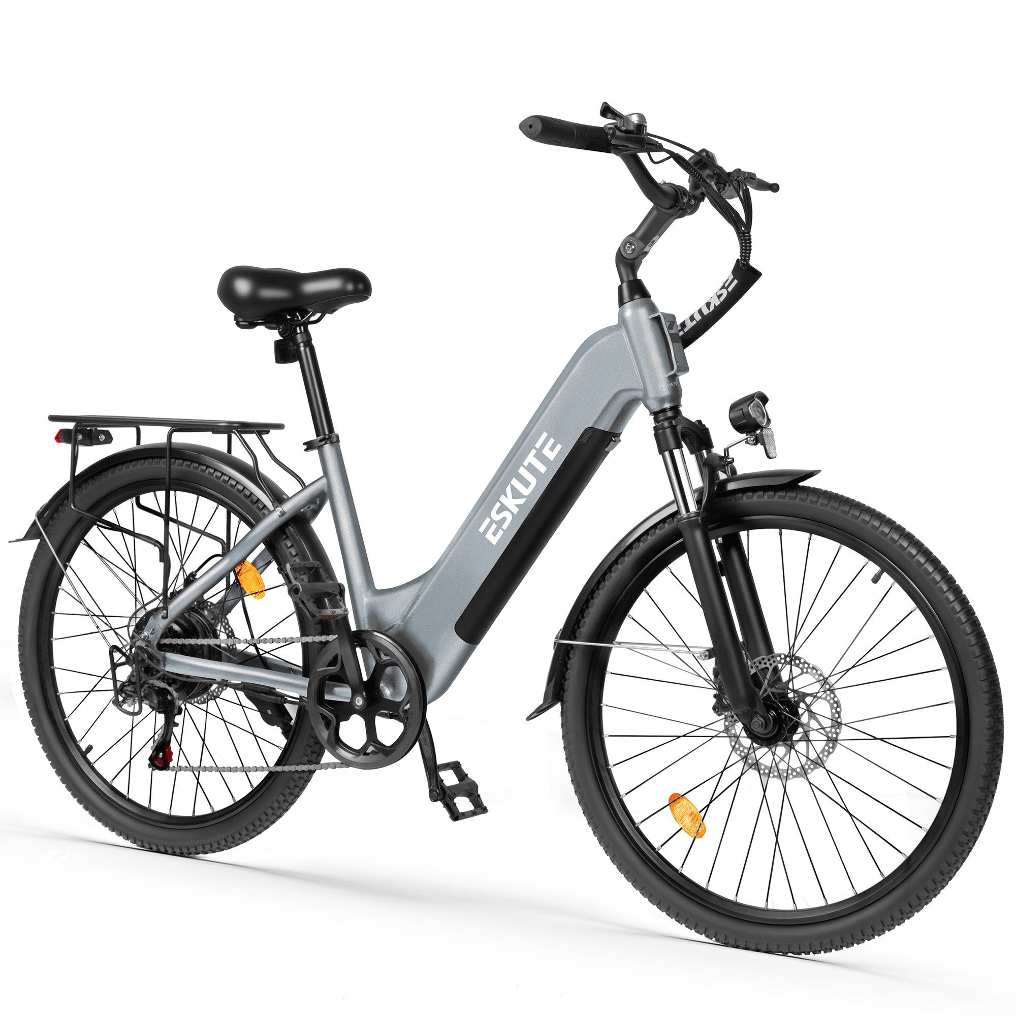 ESKUTE C202 E-bike da 26" con telaio a scavalco, motore da 250W ...
