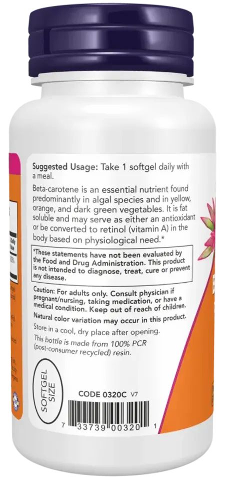 Now Foods Beta Carotene 90 pz - Redcare
