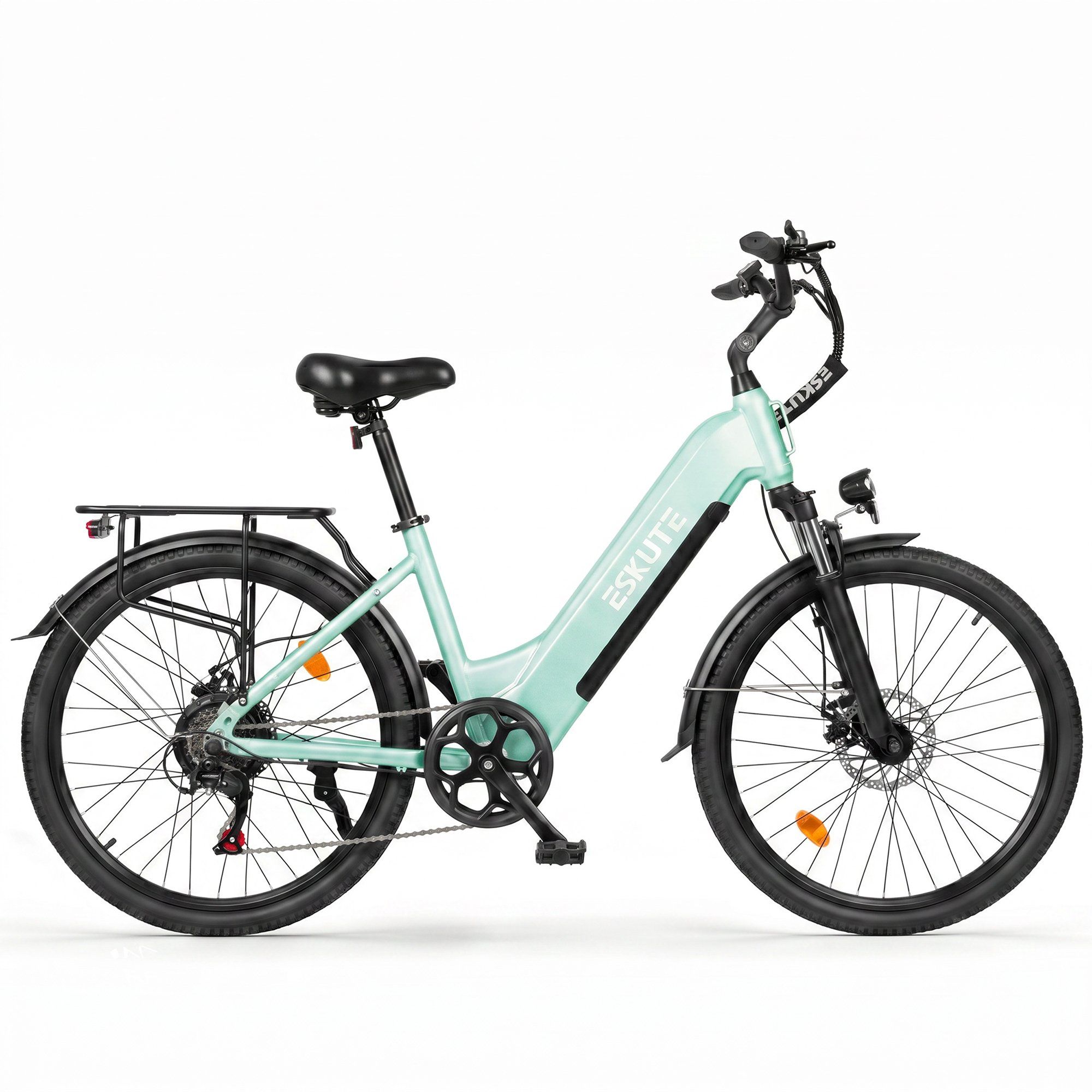 ESKUTE C202 E-bike da 26" con telaio a scavalco, motore da 250W ...