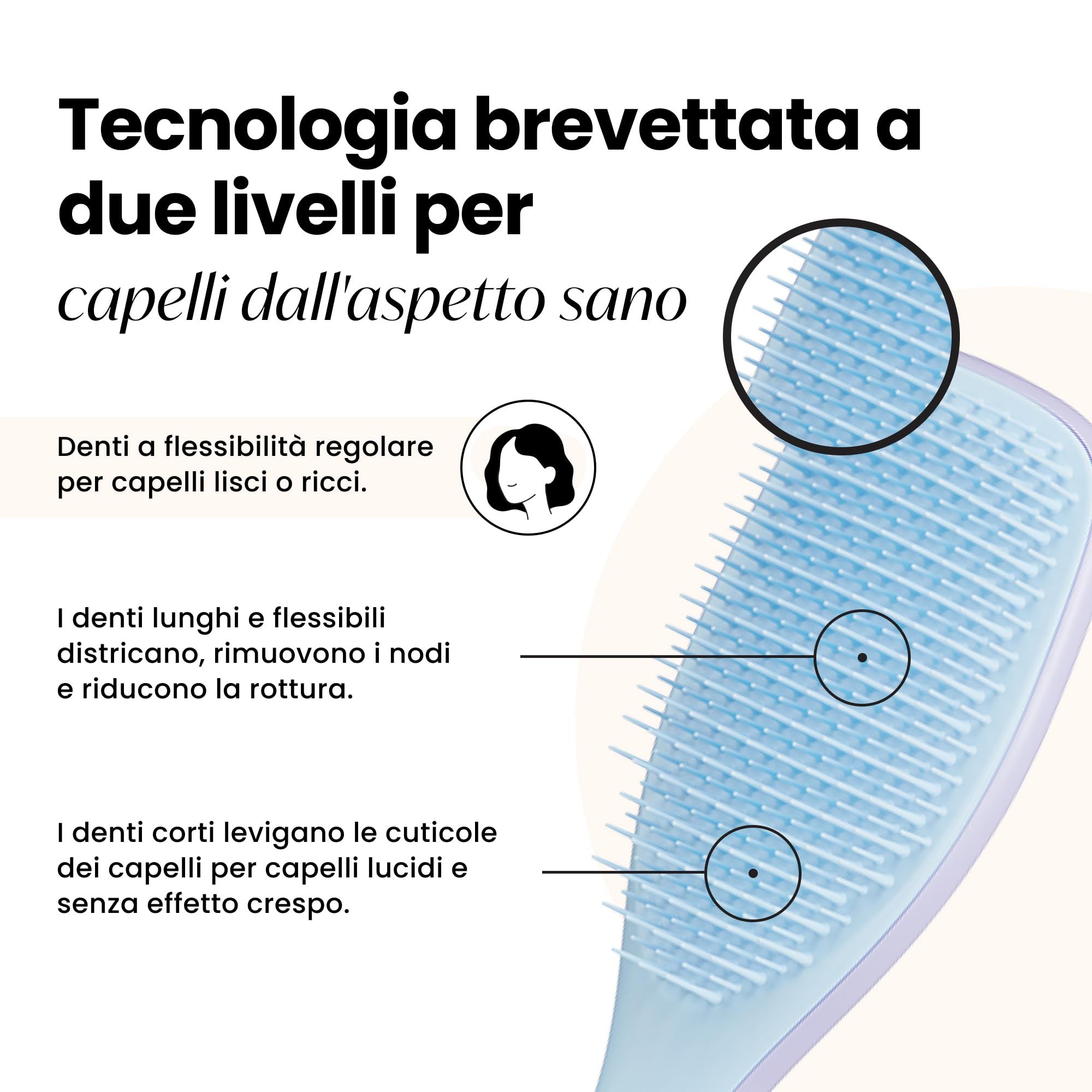 Tangle Teezer Ultimate Detangler - Lilac & Blue, 1 U 1 kg - Redcare